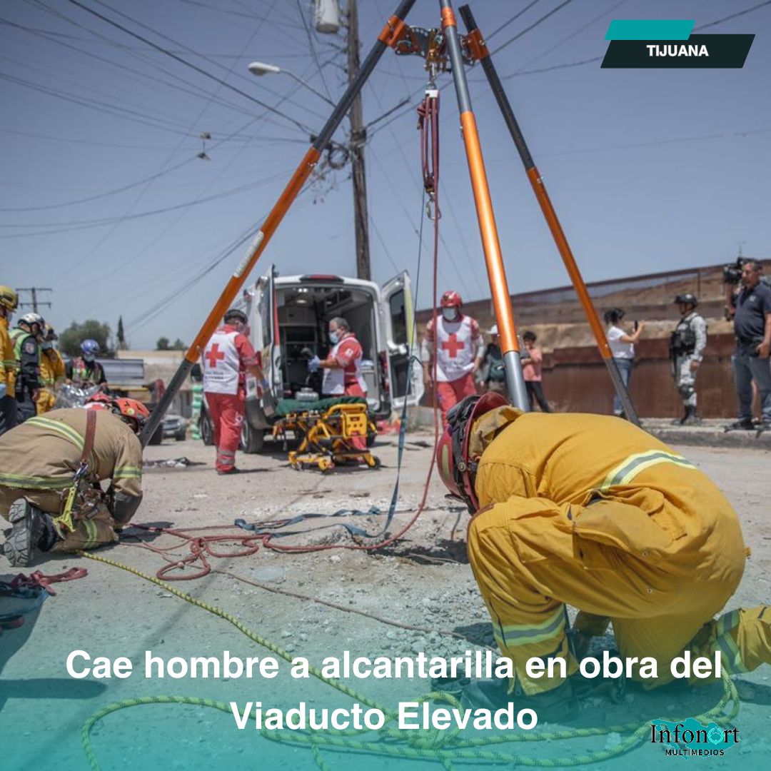 Cae hombre a alcantarilla en obra del Viaducto Elevado - Infonort ...